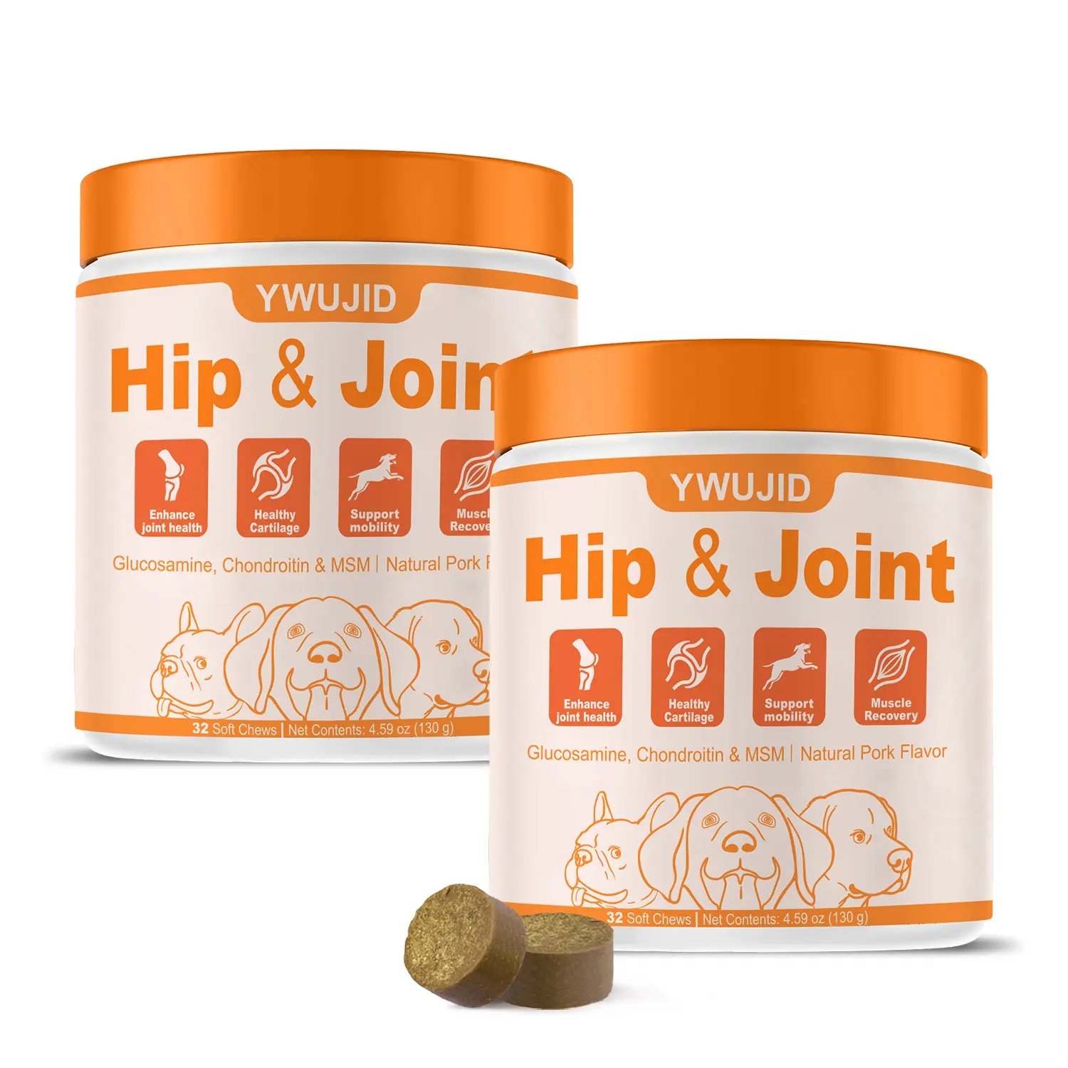 Advanced Dog Hip and Joint Supplement with Glucosamine, Chondroitin ...