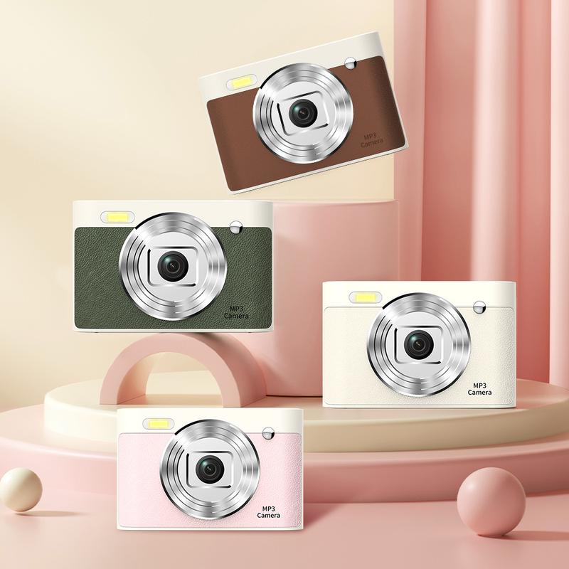 Retro HD Digital Camera with 2.4'' LCD, Rechargeable – Video Recording ...