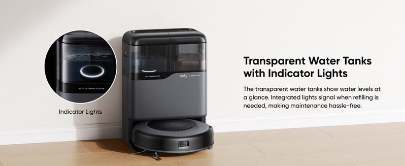 eufy C20 Omni Robot Vacuum, Robot Vacuum and Mop Combo, Self Emptying ...