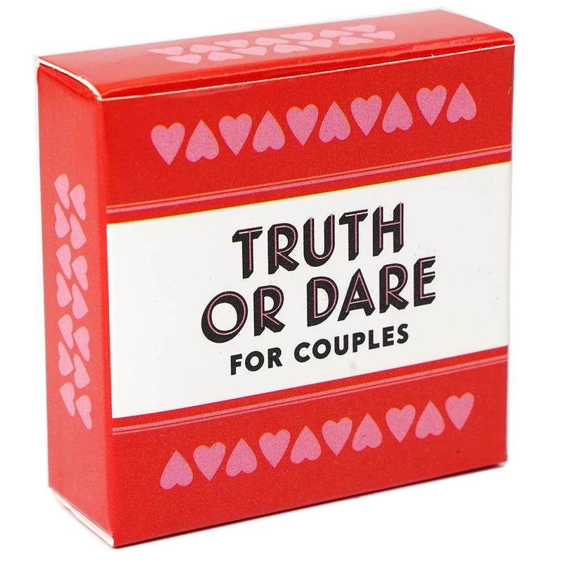 Couple Truth or Dare Mini Card Game, 50 Ambiguous Questions & Topics ...