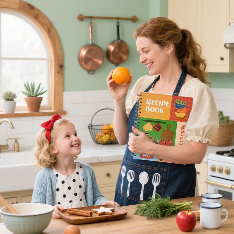 Recipe Notebook – 80 Sheets Blank Recipe Journal with 100 GSM Paper ...