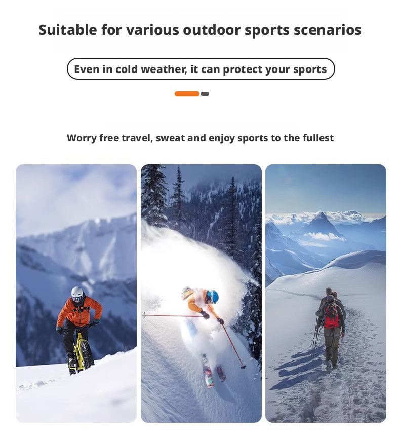 Winter Cycling Balaclava Full-face Mask Windproof Soft Material for Motorcycle Bicycle Skiing ...