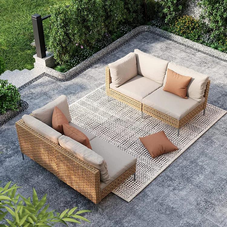 GRAND PATIO Wicker Patio Furniture Set, All Weather Outdoor Sectional ...