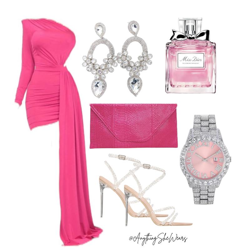 High Stepper Dress [DRESS ONLY] - Pink Formal Polyester - TikTok Shop