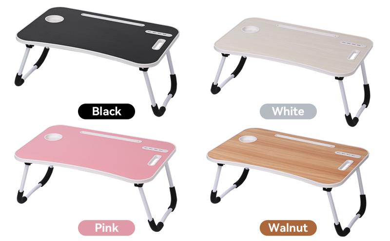 Laptop Bed Desk, Portable Foldable Laptop Table, Lap Desk Tray Table ...