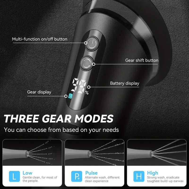 Ear Wax Removal with One-Piece Waste Tank, Safe Ear Cleaner with Water ...