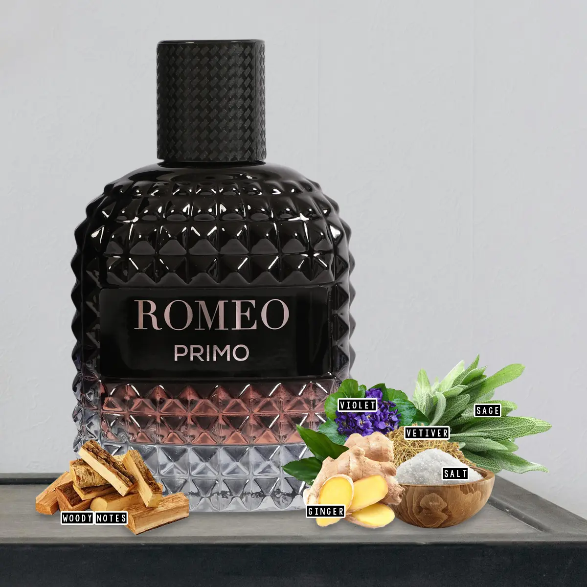 Romeo Primo Spray Cologne Eau de Toilette for Men 100ml/3.4fl.oz ...