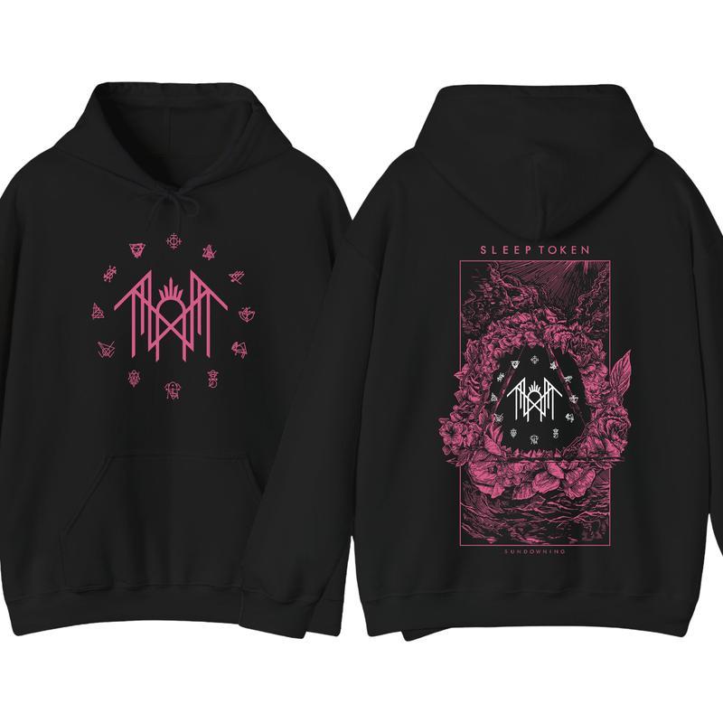 🎸[Graphic Hoodie]Retro Sleep Token Rose Rock Metal Hoodie – Unisex ...
