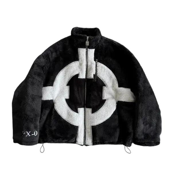 Kuma Sherpa Jacket Inspried One Piece Anime PX-0 Fitted Long Sleeve ...