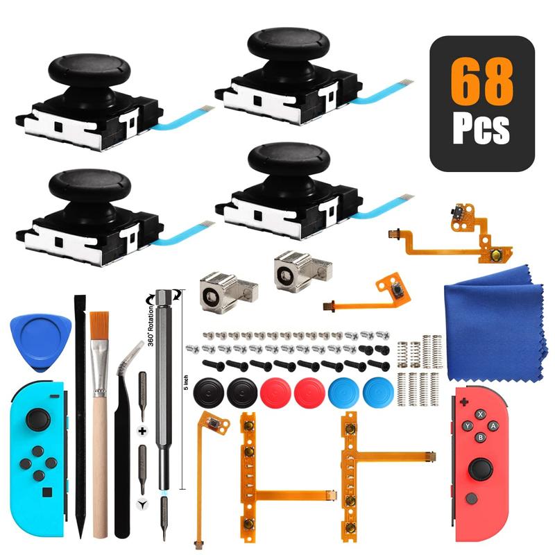 4 Pack Joystick Analog Thumb Stick for Joy Con Controller Joycon Repair ...