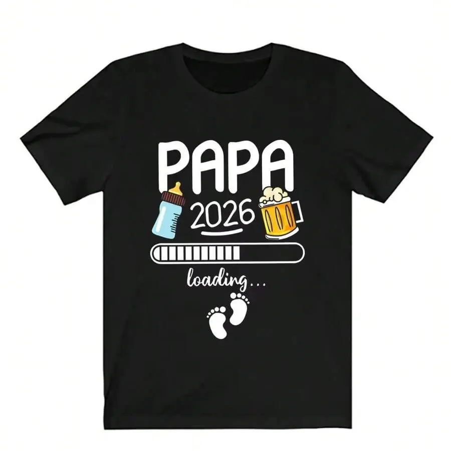Papa 2026 T Shirt Future Dad French Texts Beer Lovers Father's Day Gift ...