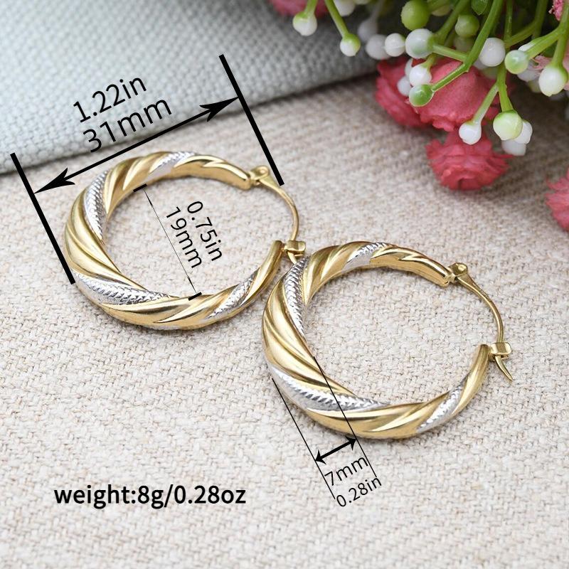 Big Hoop Earrings, Personalized large ear ring design, earrings for ...