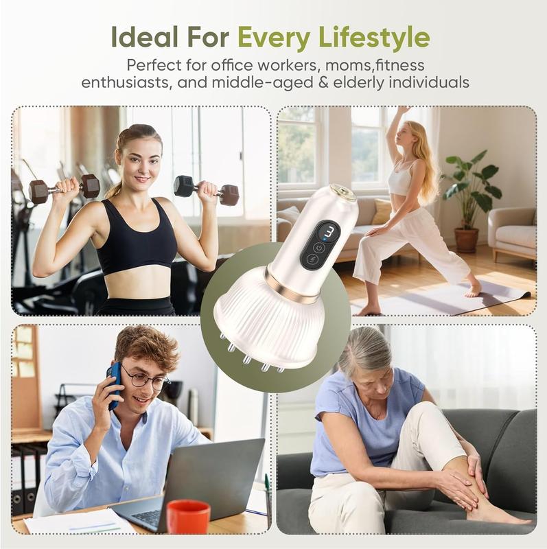 Portable Handheld Body Massager with Heat & Vibration Therapy for Legs ...