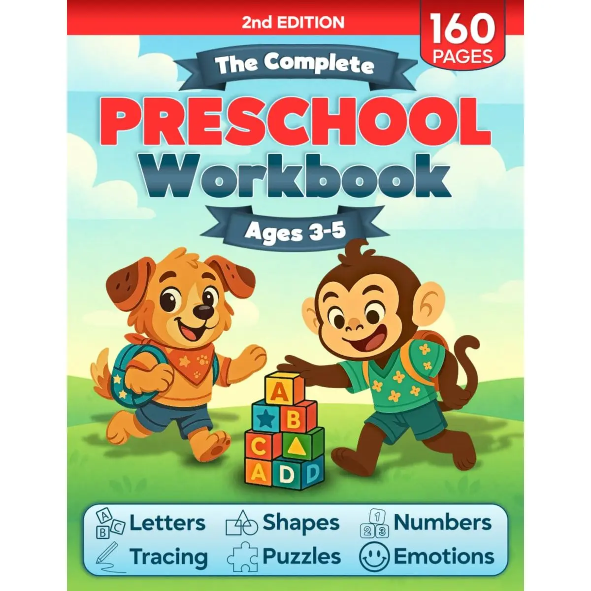 The Complete Preschool Workbook: Engaging Activities to Learn Numbers ...