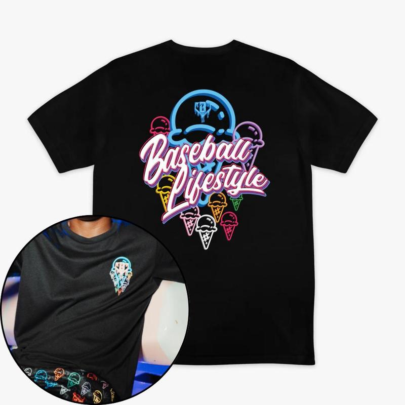 Baseball LifeStyle 101 Ice Cream Youth and Adult Tee, baseball ...