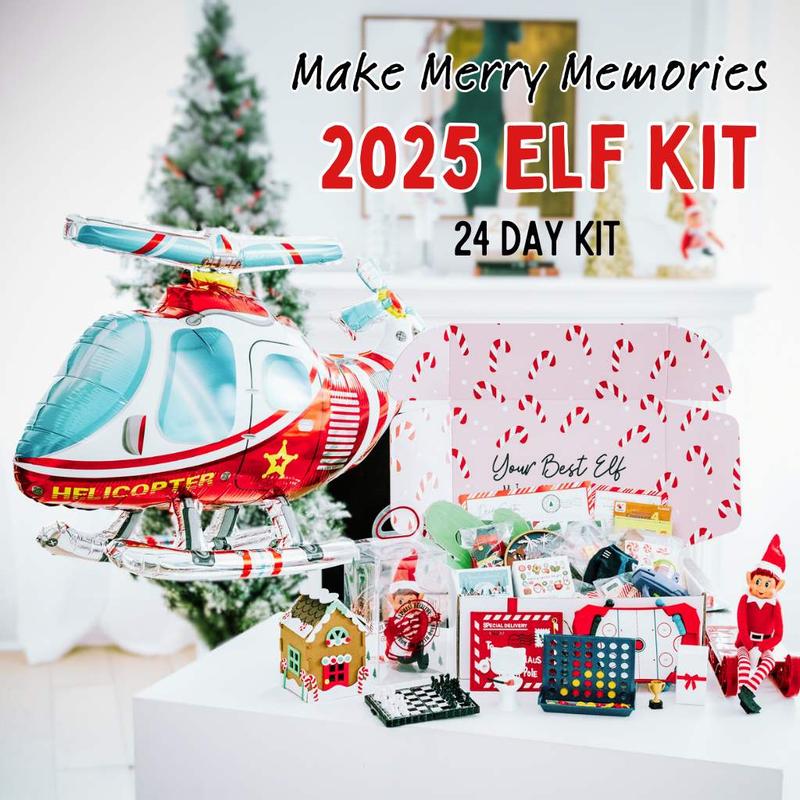 Elf Kit 2025 | Elf Arrival Kit | 24 Day Christmas Holiday Elf Kit ...