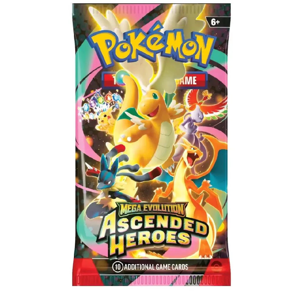 Pokémon Game Mega Evolution Ascended Heroes 10 Additional Game Cards ...