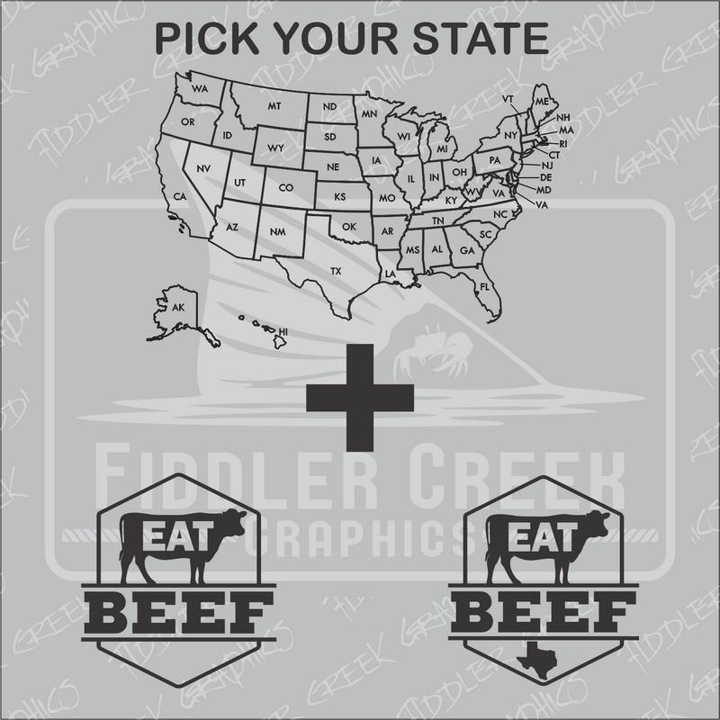 State Eat Beef Decals Available In ANY State - TikTok Shop