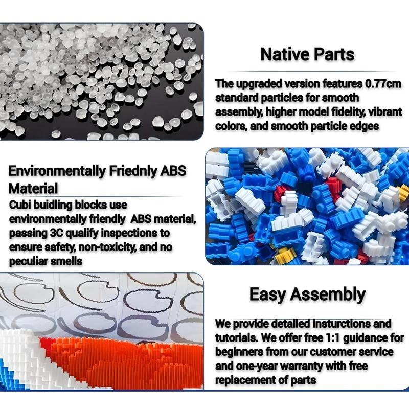 CubiToy Animation Series S&P Bundle (~2,000 PCS each) Micro 3D Building ...