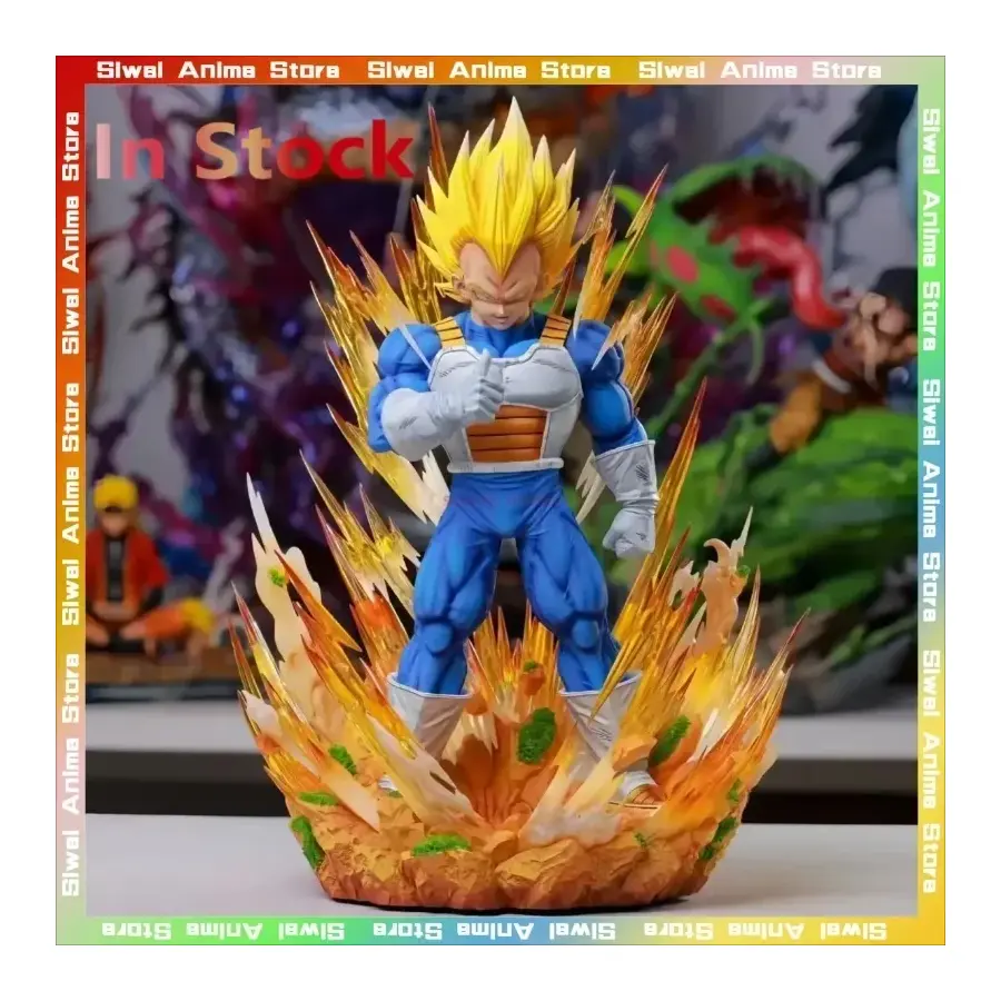 Dragon Ball Super Saiyan Majin Vegeta Large Size Anime Figure Action ...