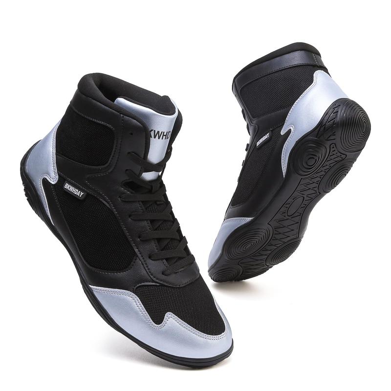 High Top Men Wrestling Shoes Boxing Shoes for Men Pro Wrestling Boots ...