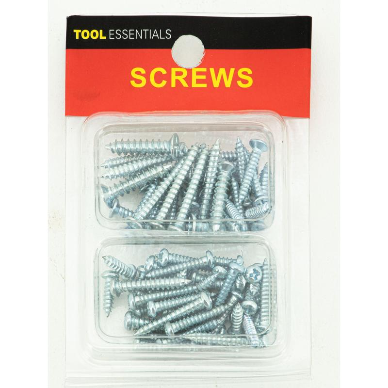 Tool Essentials 75pc Wood Screws Assorted Sizes - TikTok Shop
