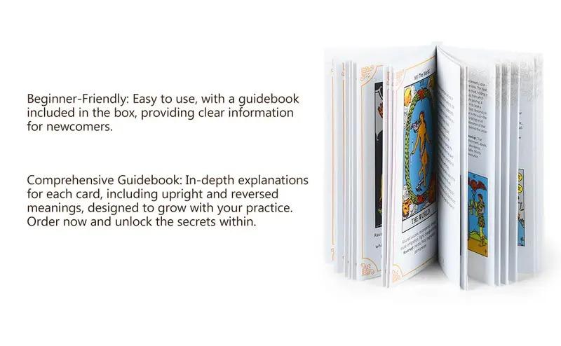 Dionysus Classic Tarot Deck with Guide Book - Perfect for Parties ...