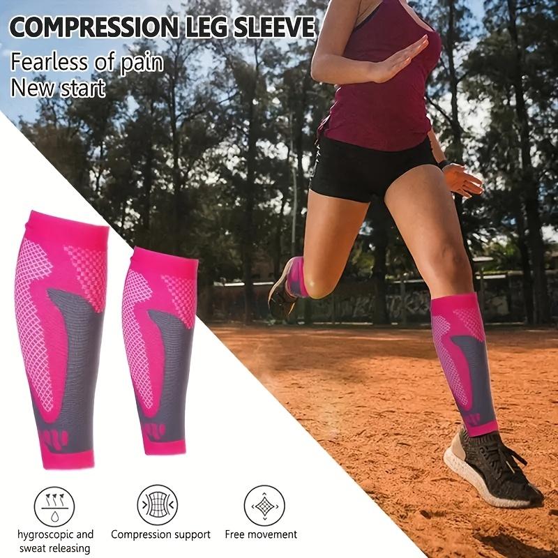 A Pair Athletic Compression Calf Sleeves for Enhanced Recoveny, Sweling ...