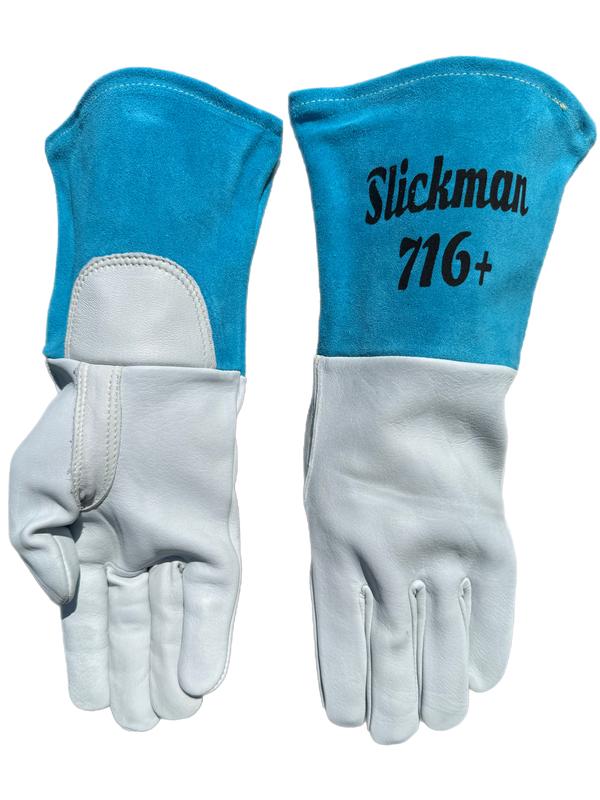 LIMITETD EDTION TEAL SLICKMAN 716 PLUS ELK SKIN WELDING GLOVES - TikTok ...