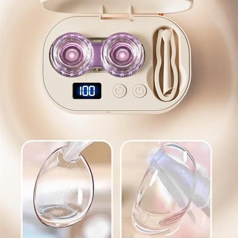 Contact Lens Cleaner - Portable Ultrasonic Case, Small Electric Device ...