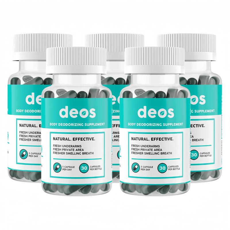 DEOS Natural Body Deodorizer Internal Deodorant Supplement - 30 ...