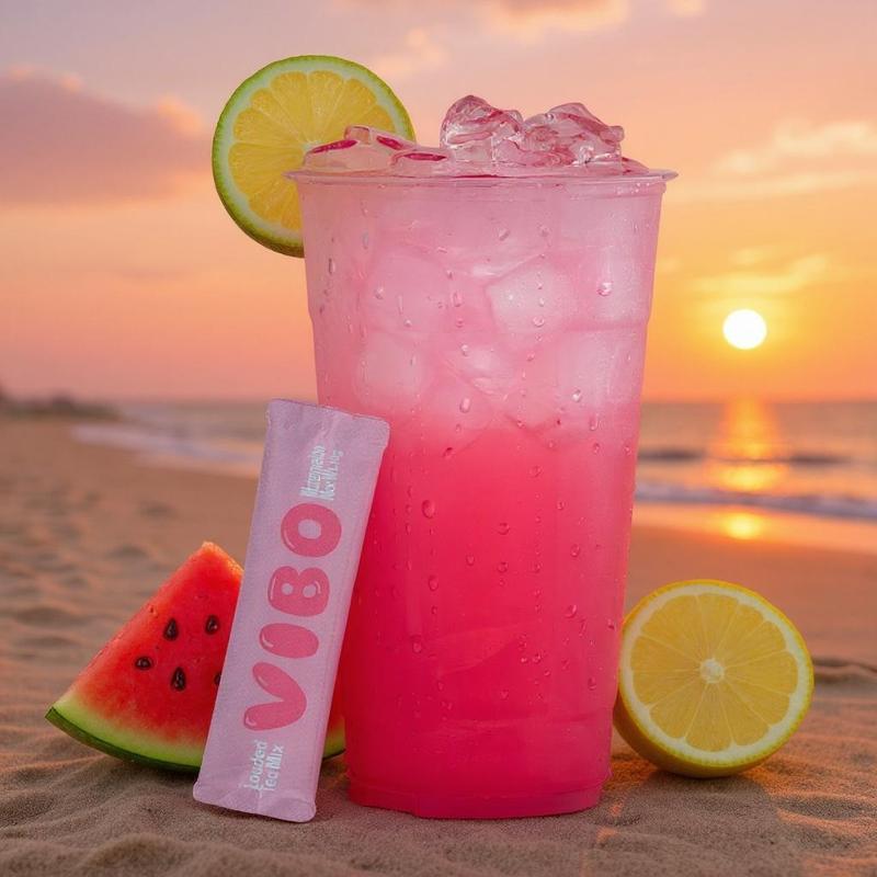 VIBO Premium Loaded Tea Mix - Sugar Free Focus Energy Powder Beverage ...