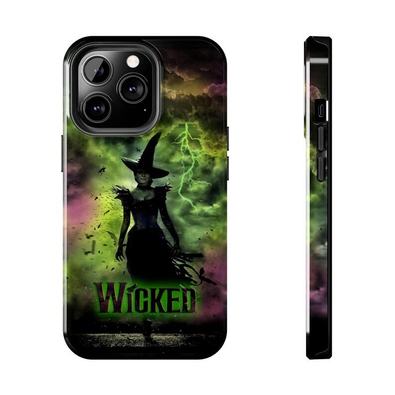 Wicked Witch iPhone Case – Dark Fantasy Green Lightning Witch Phone ...