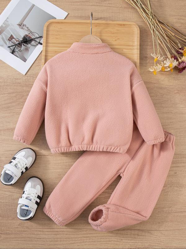 2-Piece Kids' Autumn Winter Fleece Set, Clothes Kids, Fashion ...