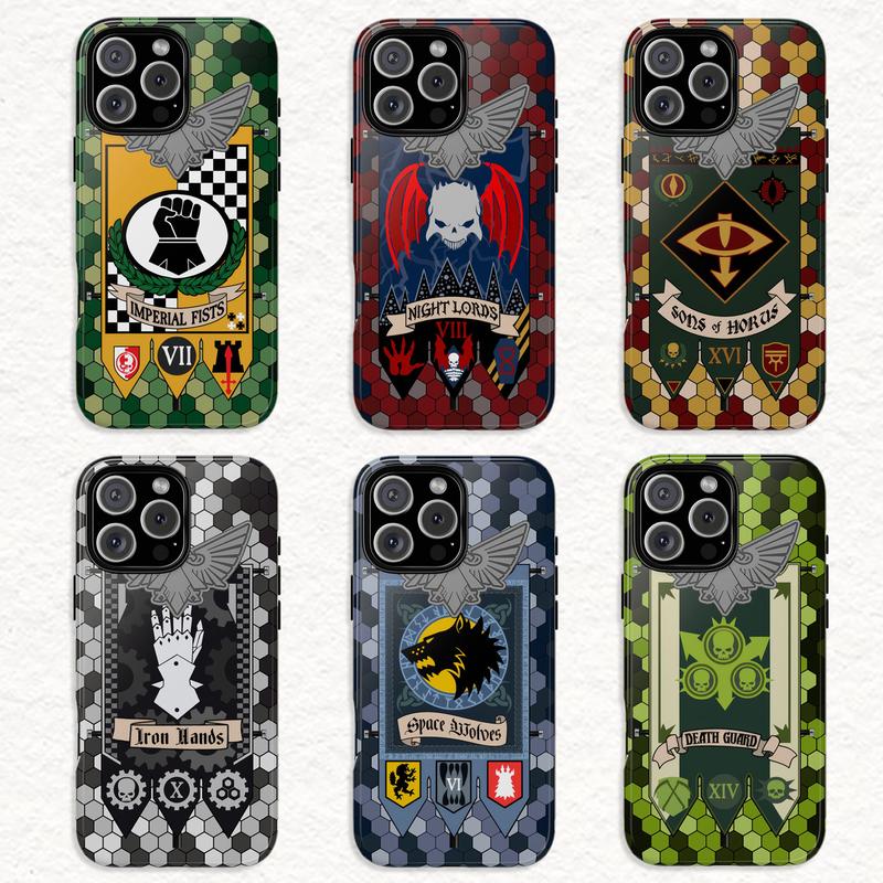 40K Warhammer Phone Case Space Marine Corps Military Flag Warrior ...