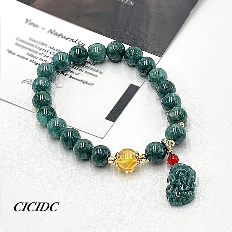 Natural Jadeite Jade Pixie Design Bracelet Wealth and Bringing - TikTok ...