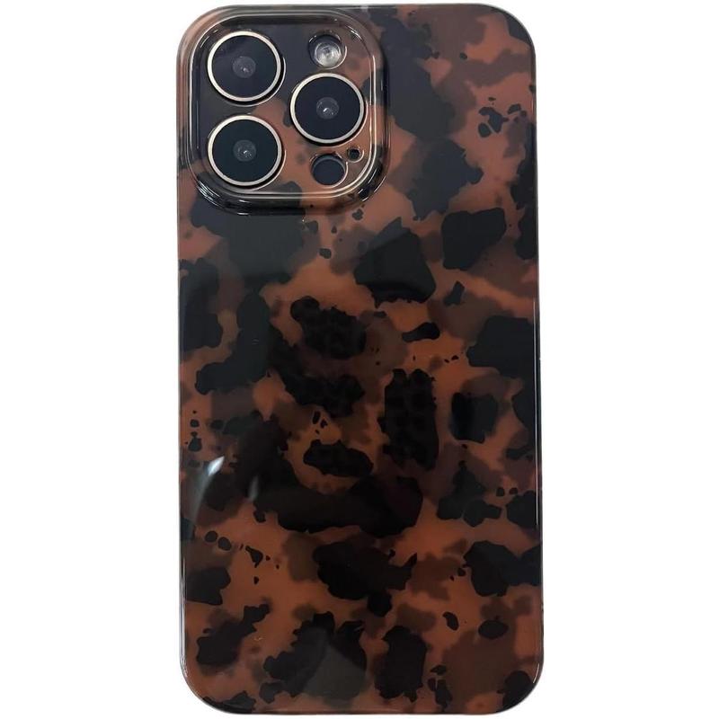 Tortoise Shell Phone Case Compatible for iPhone 14 Pro Max Retro ...
