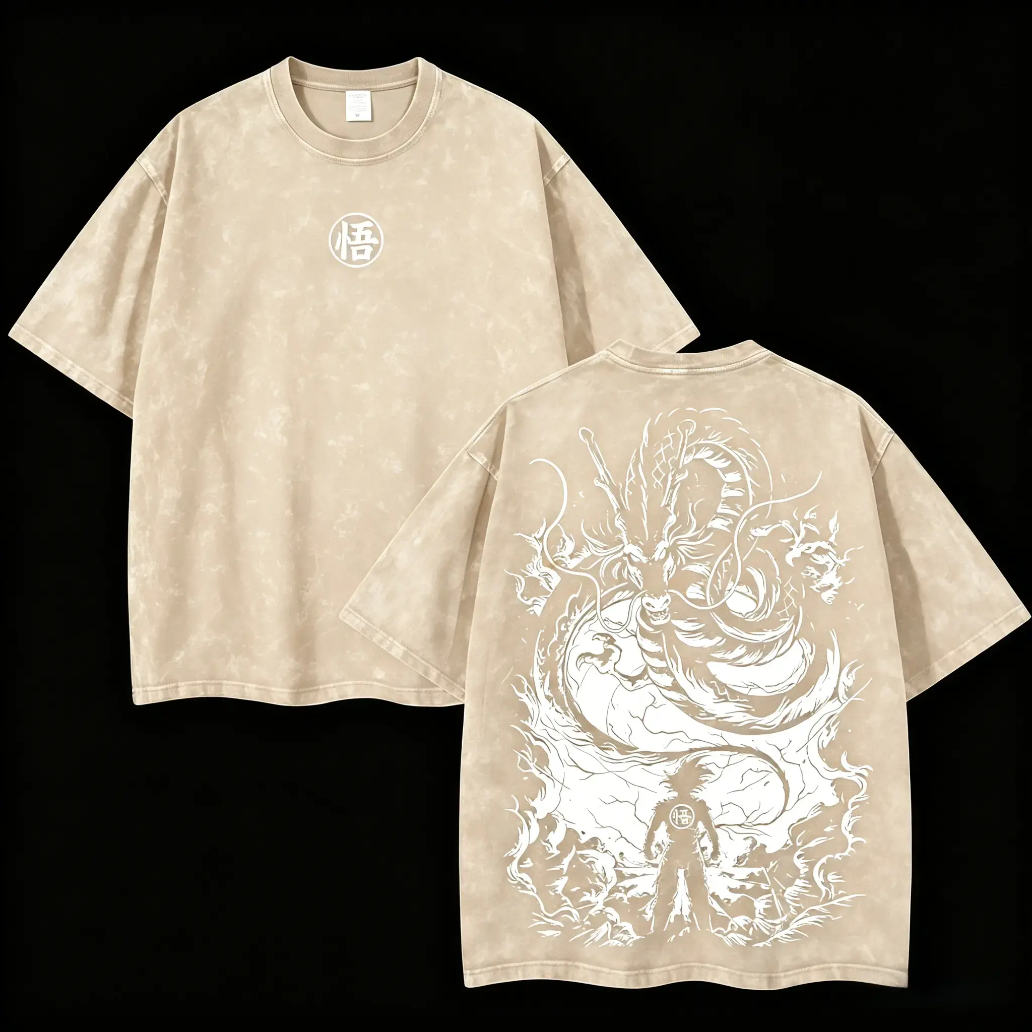 [FS] Retro Vintage Limited "Goku Calling Dragon" Z Anime Double Printed ...
