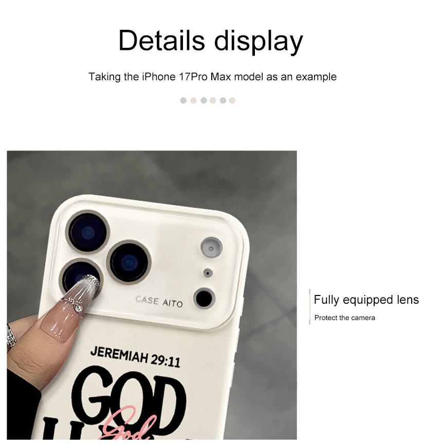 God Has A Plan Christian iPhone Case, Bible Verse Design Phone Case for ...