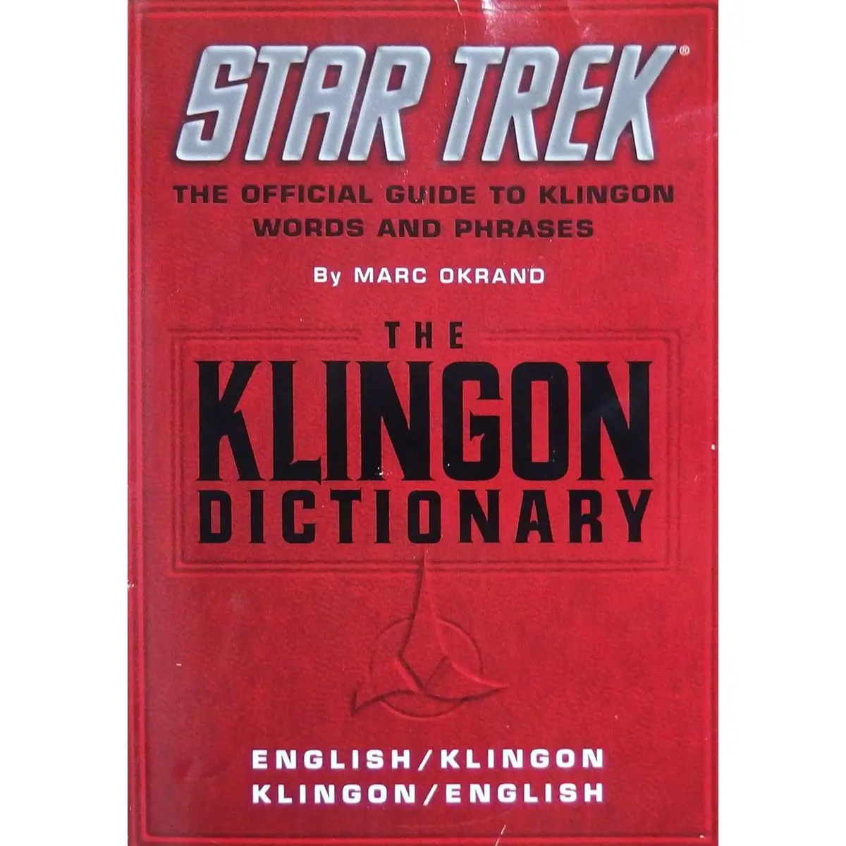 The Klingon Dictionary (Star Trek) Paperback – January 1, 1992 - TikTok ...