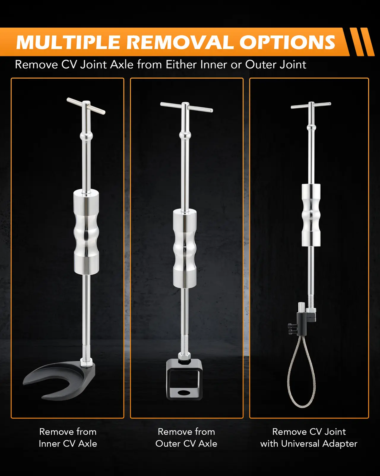 Inner CV Joint Puller Slide Hammer Wheel Drive Axle Half Shaft Removal ...