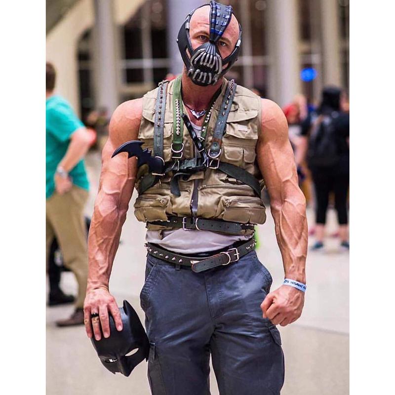 Bane Mask Men's Cool Head The Dark Knight Rises Cosplay Costume Party ...