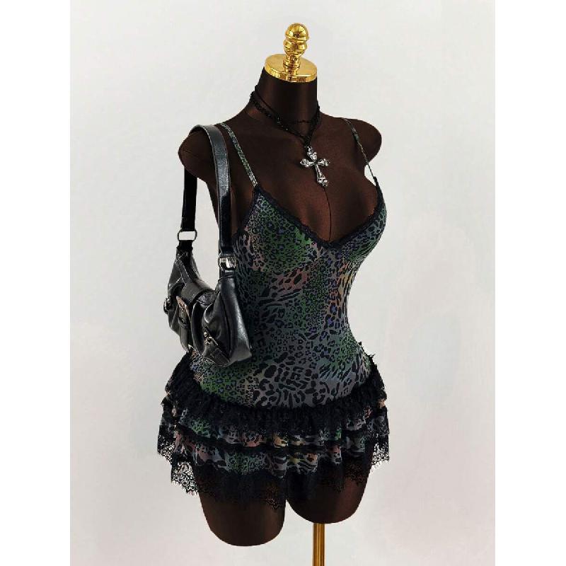 Rave Outfits Gyaru Style Festival Boho Vacation Women Summer Clothes ...
