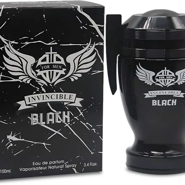 Invincible Black Eau de Parfum pour Homme 3.4oz/100mL Natural Spray for ...