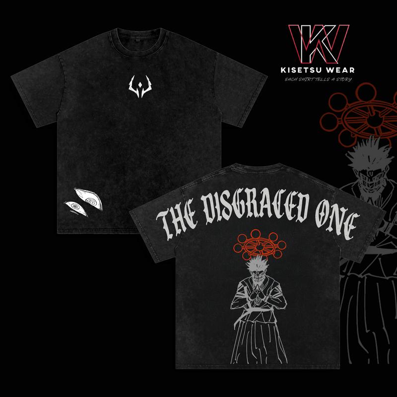 Sukuna “The Disgraced One” Vintage Washed Oversized Gym T-Shirt ...