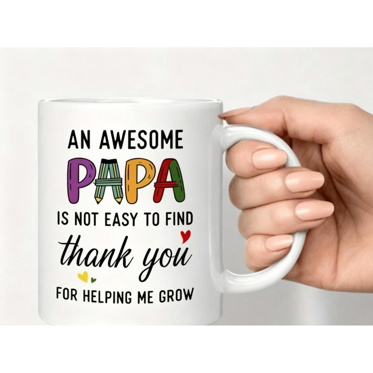 An Awesome Dad Is Not Easy To Find Mug, Father's Day Coffee Cup Gift ...