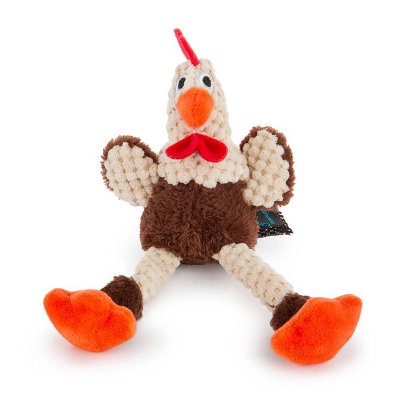 Just For Me Skinny Brown Rooster w/Chew Guard Dog Toy - Sm - TikTok Shop
