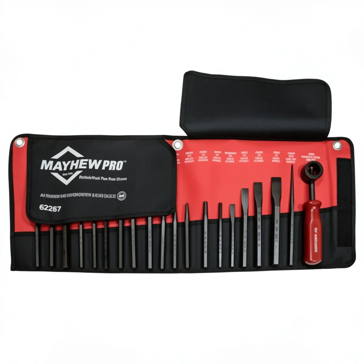 Mayhew Tools Pro Series 20-Piece Punch & Chisel Set - Includes Cold ...
