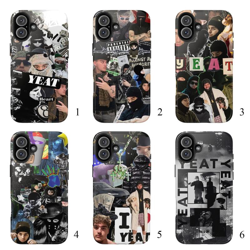 Yeat Collage Phone Case | Rap Aesthetic iPhone Case | Underground ...