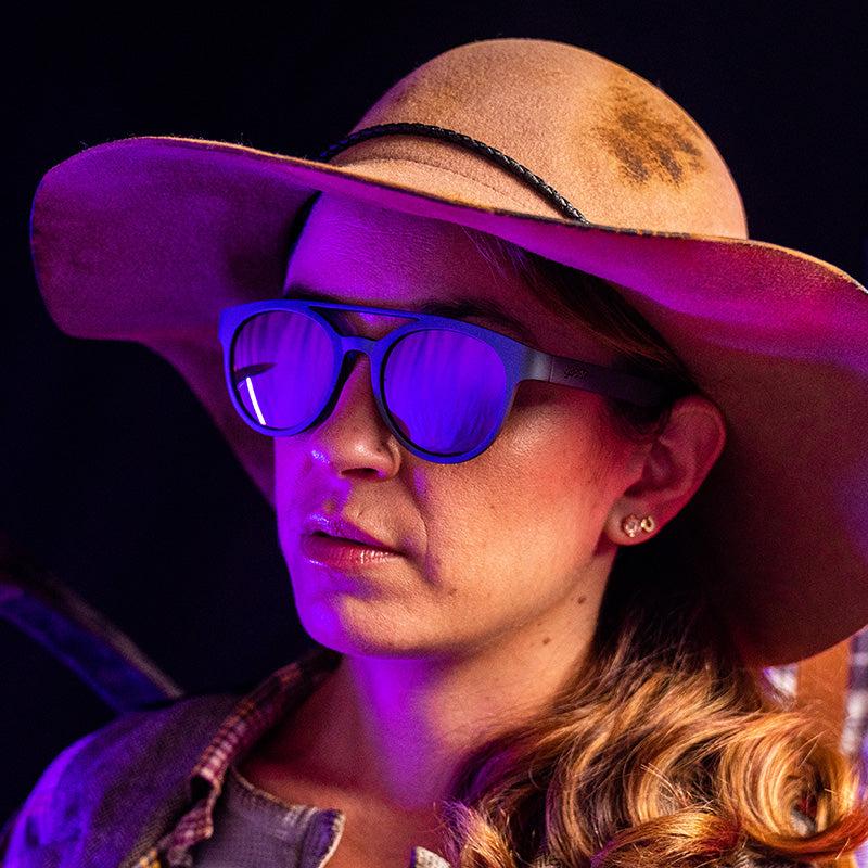 The New Prospector - goodr Gray PHG Round Polarized Sunglasses